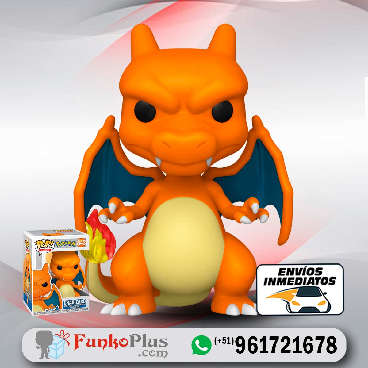Funko Pop Pokemon Charizard 843